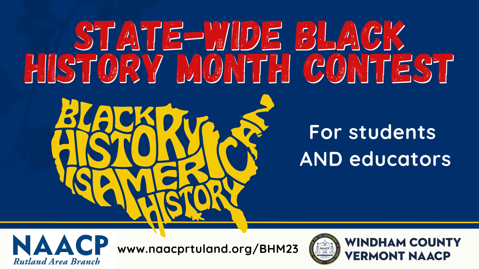 Black History Month Contest 2023 – Rutland Area Branch of the NAACP